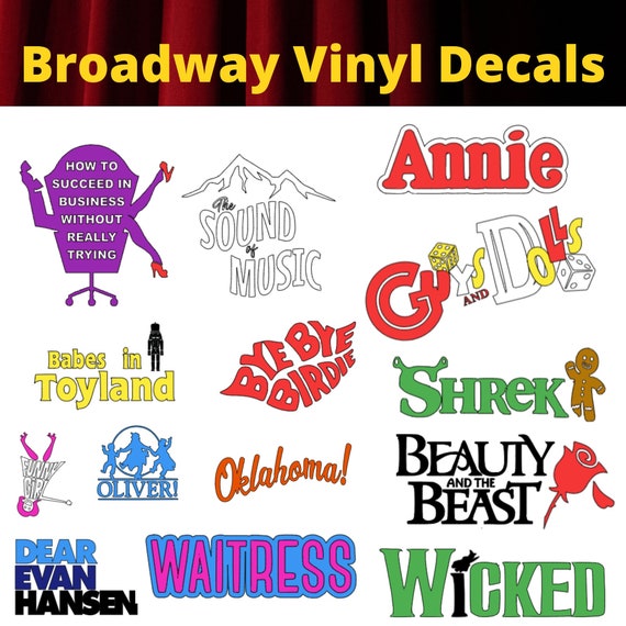 Broadway Theater Decal Stickers Bumper for Car - Etsy