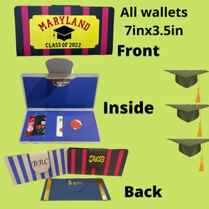 Personalized Graduation High School College Gift Card Wallet Holder - Etsy