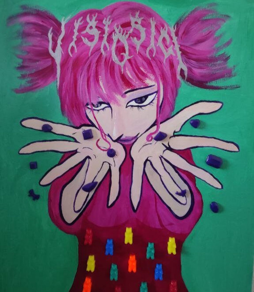 Rave Girl With Teddy Bears - Etsy
