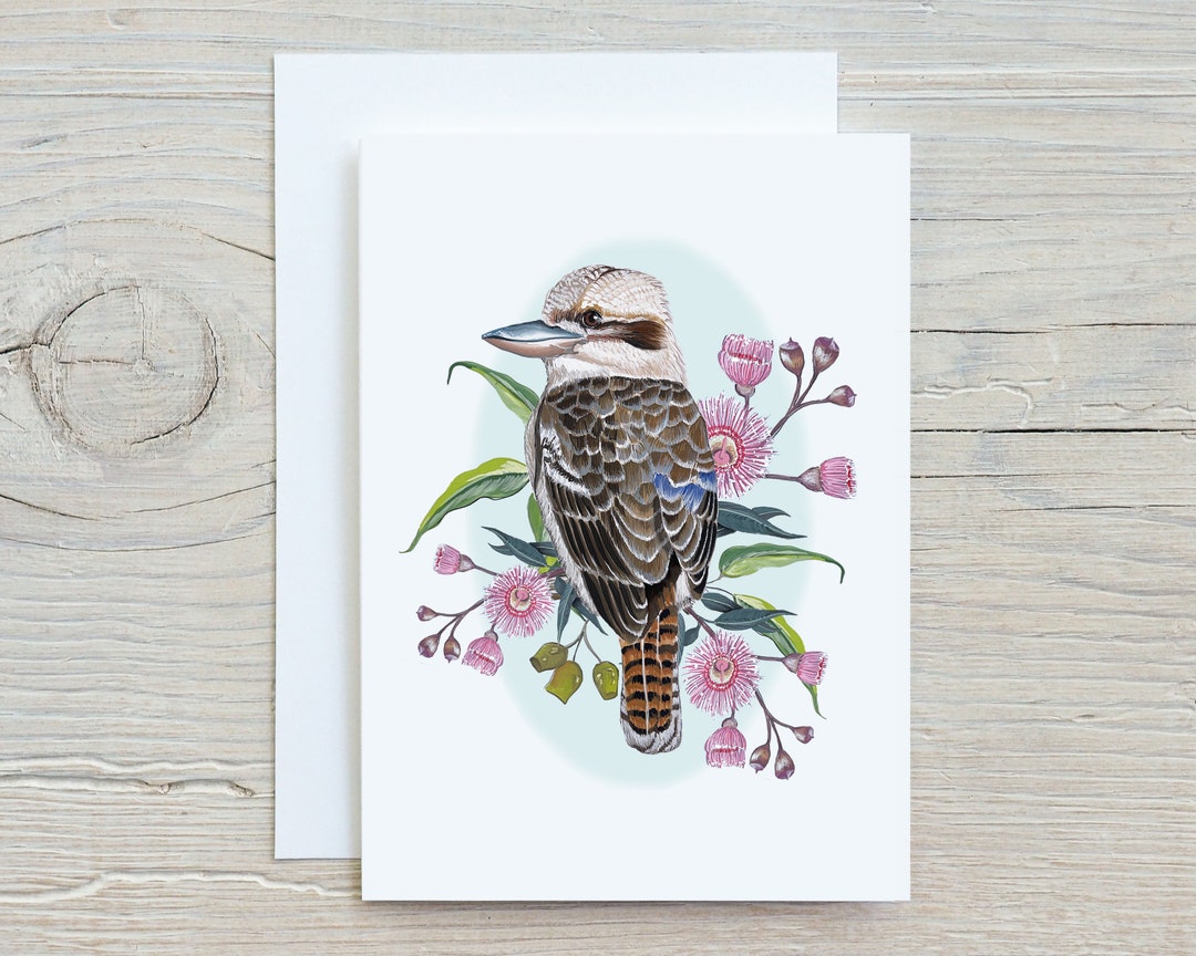 Australian Birds Card - Aussie Native Birds - Kookaburra, Magpie ...