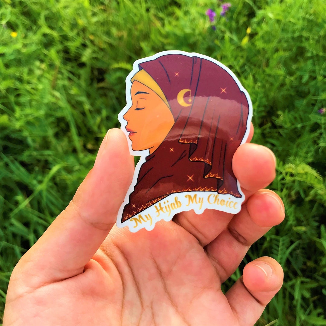 Hijabi Sticker Cute Hijabi Sticker Muslimah Islam Islamic Sticker ...