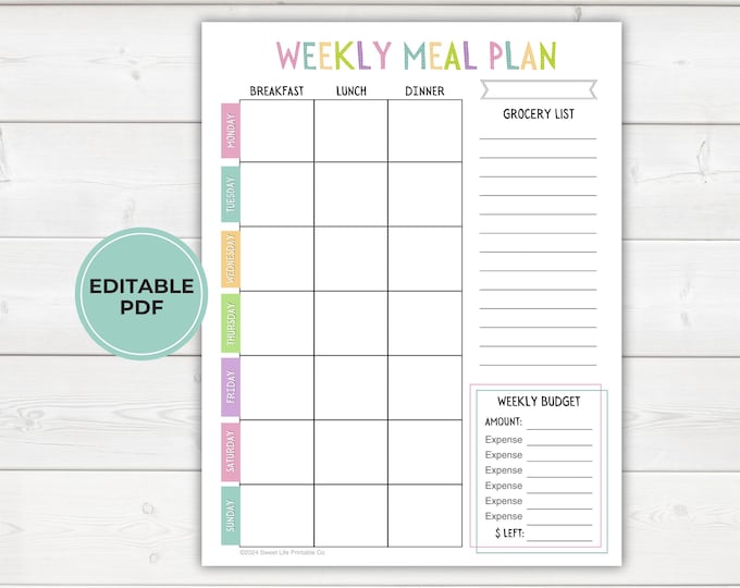 Goal Planner Printable, Goal Setting, Productivity Planner, Habit ...