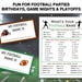 What's Your Football Name Printable, Football Party Games, Name Tags ...