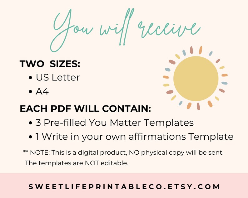 Positive Affirmations for Kids, Tear off Flyer, Tear off Compliments ...