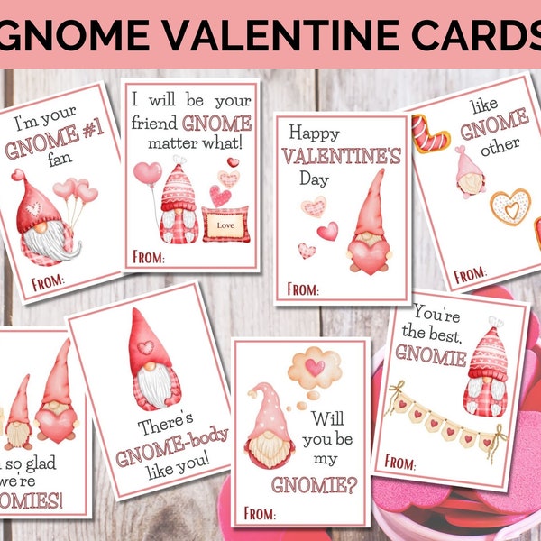 Valentine Gnome - Etsy