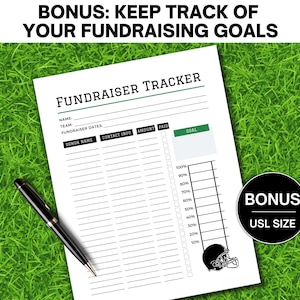 Printable Football Fundraiser Template, Football Team Fundraiser ...