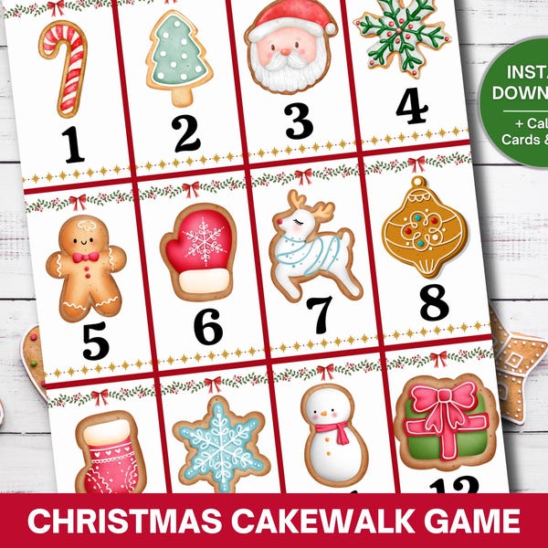 Cake Walk Numbers - Etsy