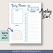 BOHO Rainbow Daily Planner Printables Digital Planner Pages - Etsy