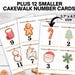Christmas Cake Walk Game, Printable Cakewalk Signs, Holiday Party Game ...