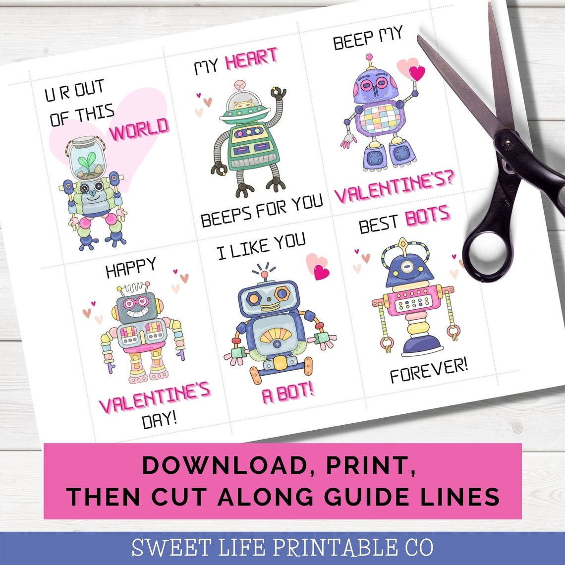 Robot Valentine Cards, Classroom Valentines, Kids Valentines ...