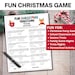 Christmas Trivia Game, Printable Christmas Traditions Trivia, Christmas ...