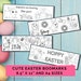 Easter Coloring Bookmarks, Printable, Easter Basket Stuffers, Easter ...