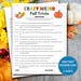 Fall Trivia Game Printable, Fall Classroom Activity, Fall Printables ...