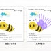 Grandparents Day Handprint, Birthday Gift for Mom, I Love My Mom Bee ...