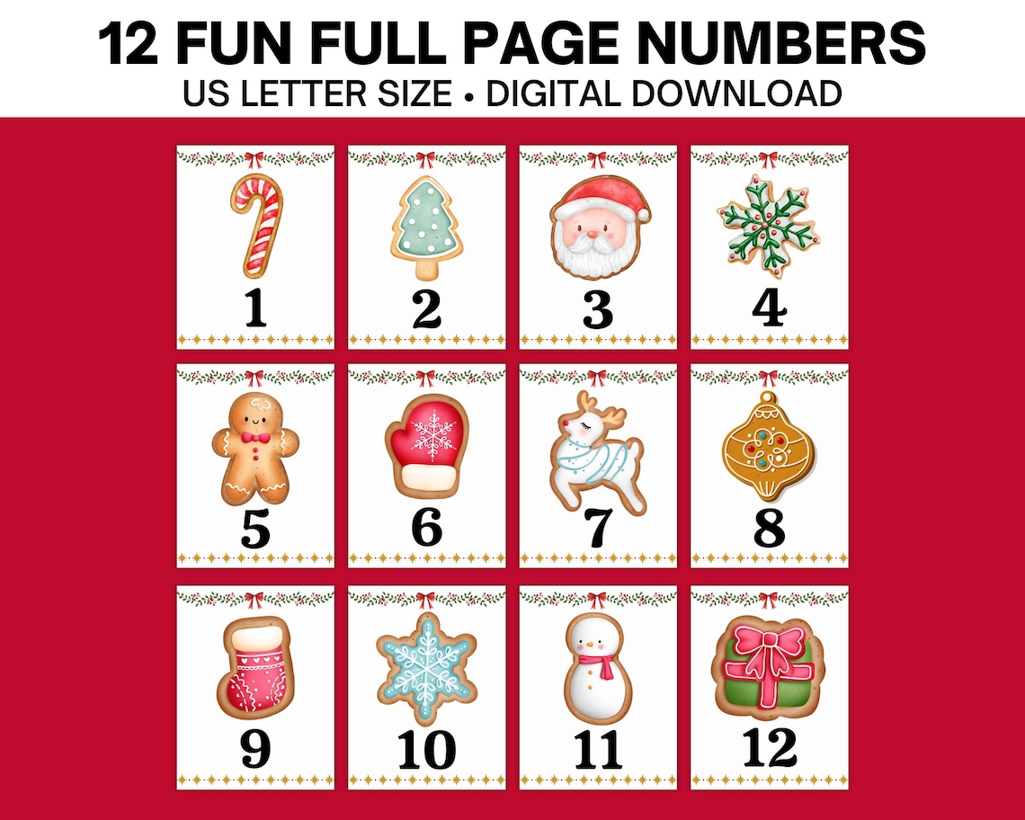 Christmas Cake Walk Game, Printable Cakewalk Signs, Holiday Party Game ...