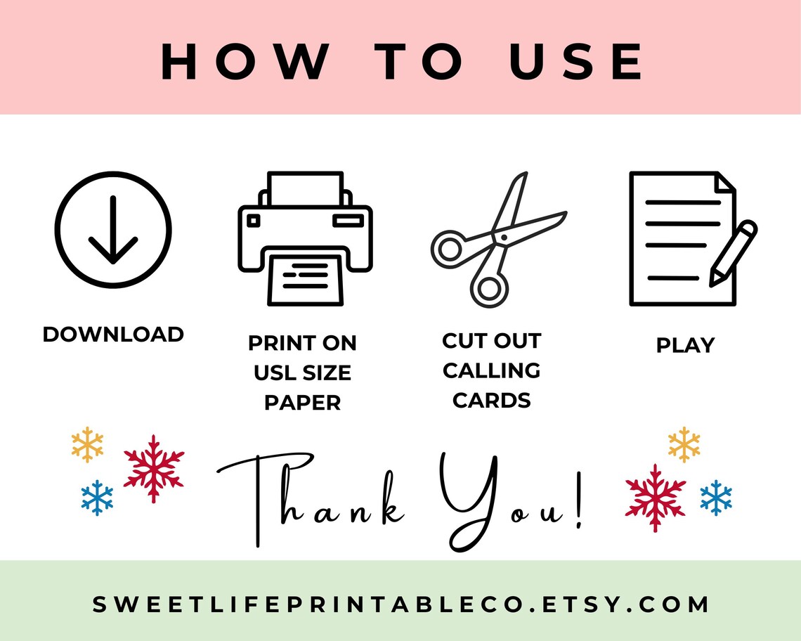 Christmas Cake Walk Game, Printable Cakewalk Signs, Holiday Party Game ...