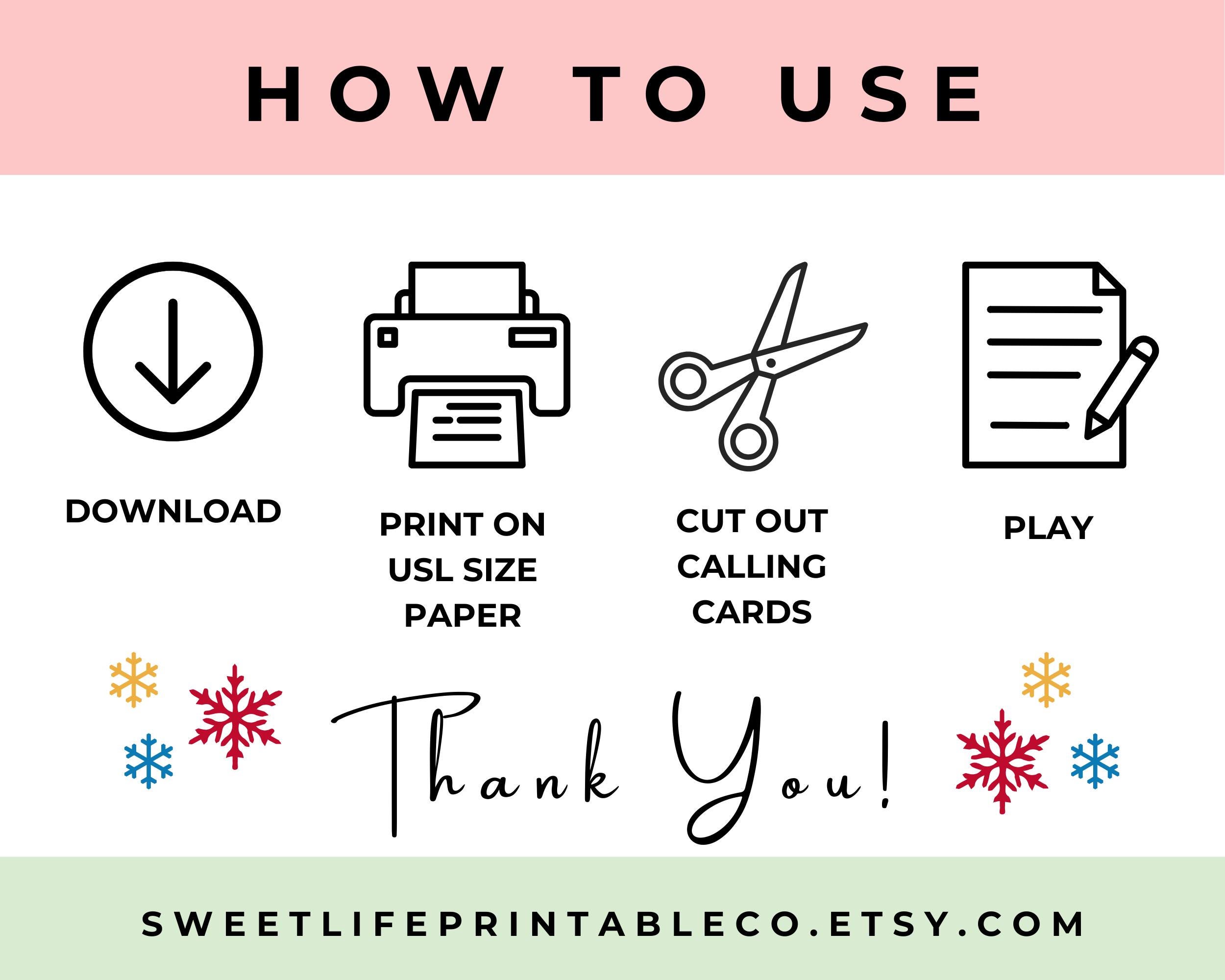 Christmas Cake Walk Game, Printable Cakewalk Signs, Holiday Party Game ...