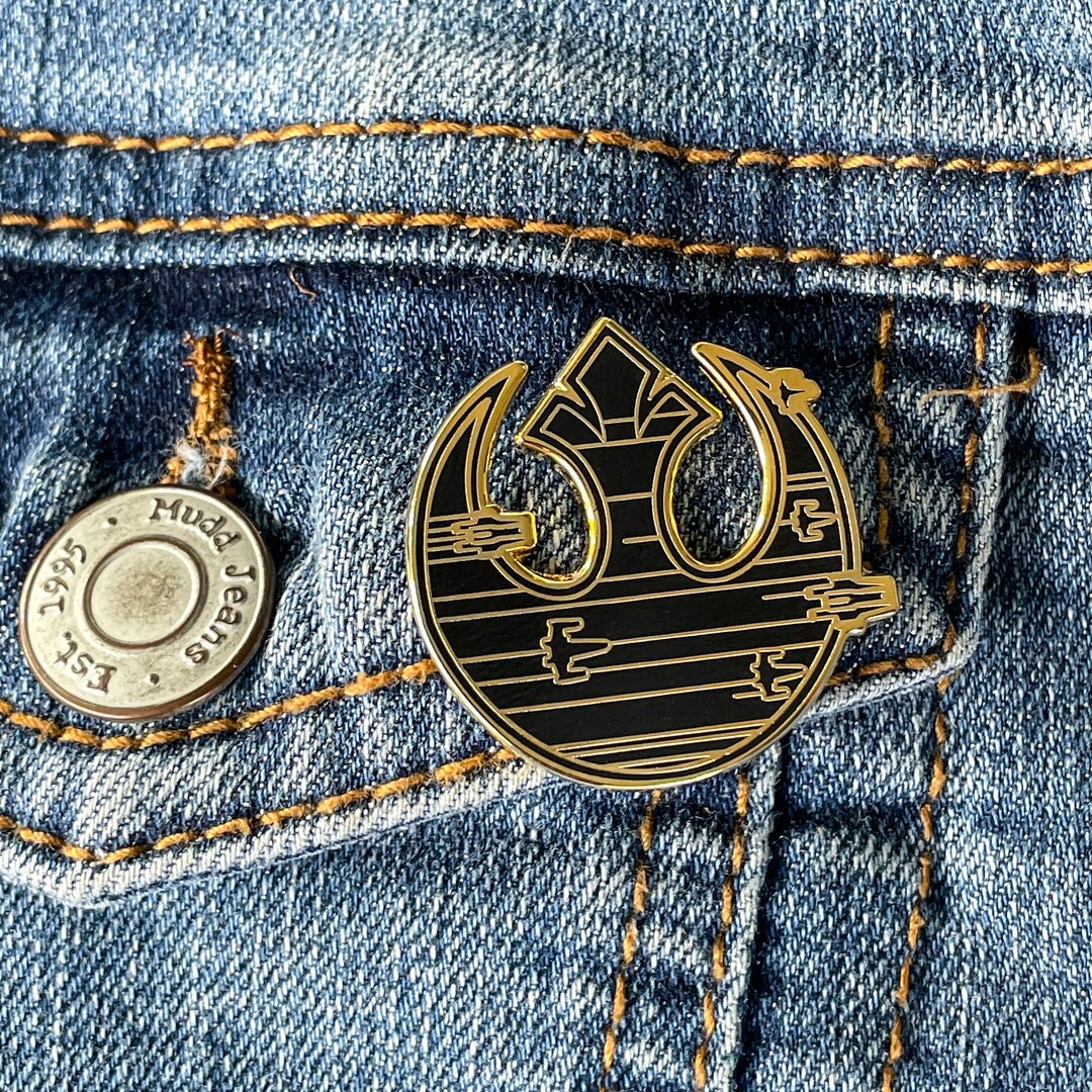 Star Wars Inspired Rebel Symbol Rebel X-wings Pin Badge - Etsy