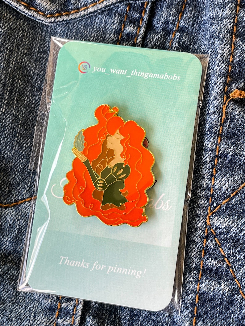 Brave Inspired Princess Merida Enamel Pin Badge - Etsy Ireland
