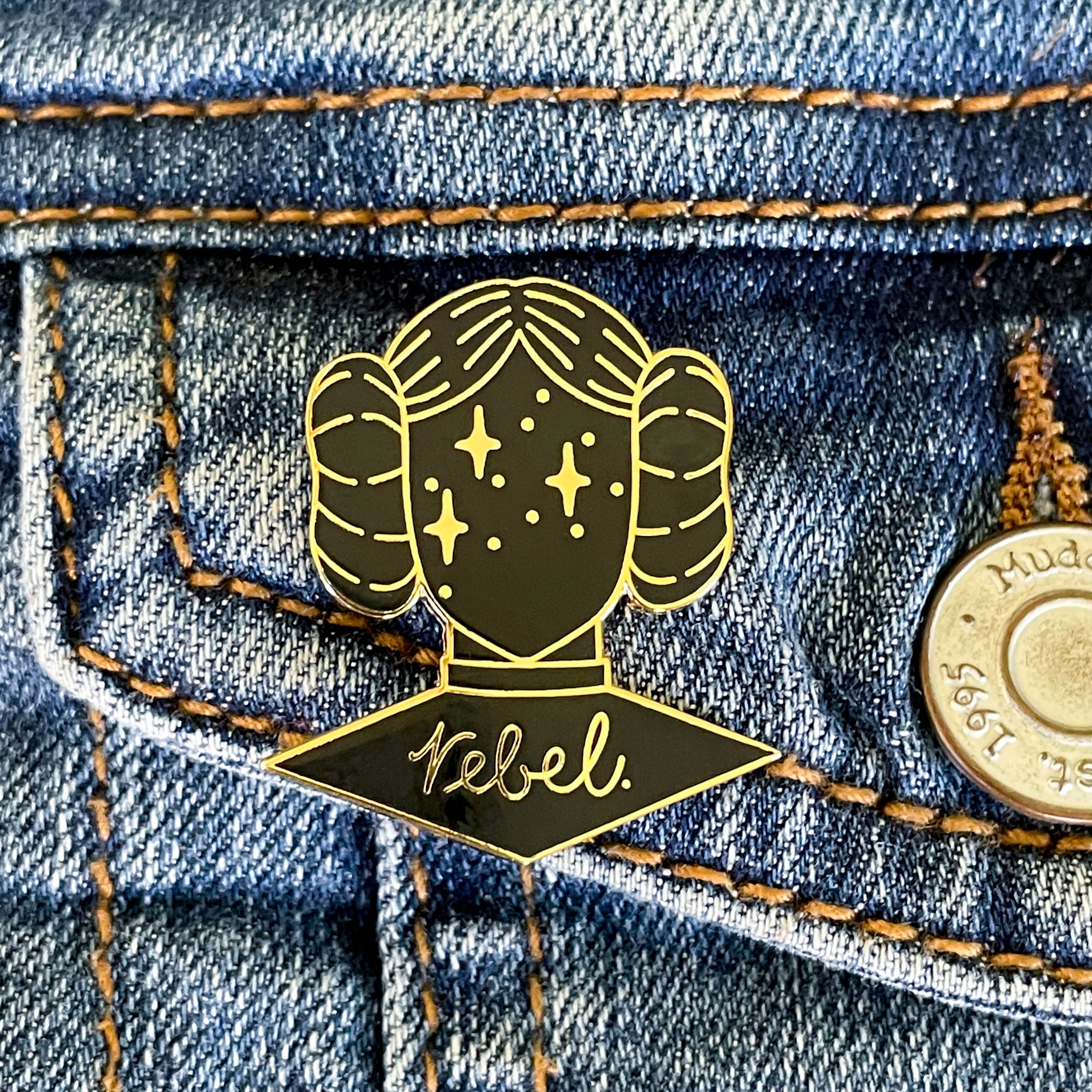 Star Wars Inspired Rebel Princess Leia Enamel Pin Badge - Etsy