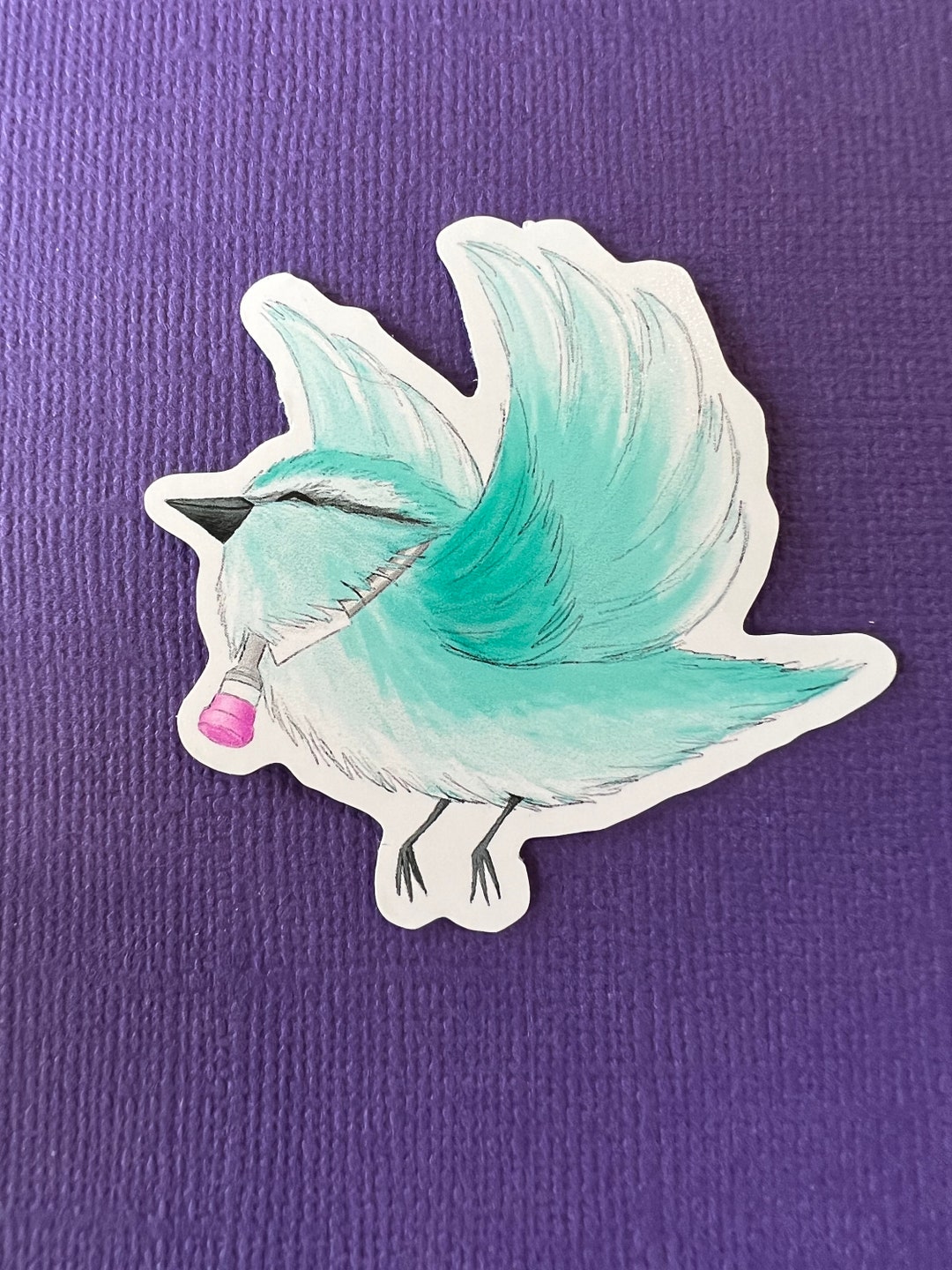 Trach Sticker | Beautiful Bird With A Trach - Etsy