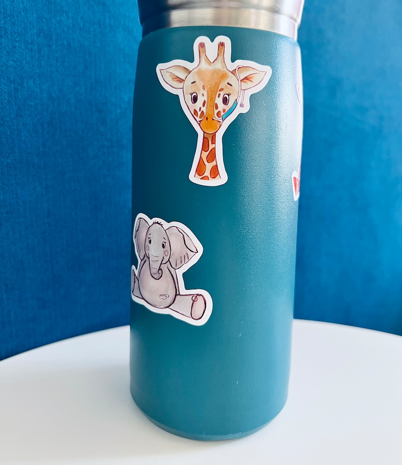 Feeding Tube Sticker NG Tube Giraffe Water Bottle Sticker Laptop ...