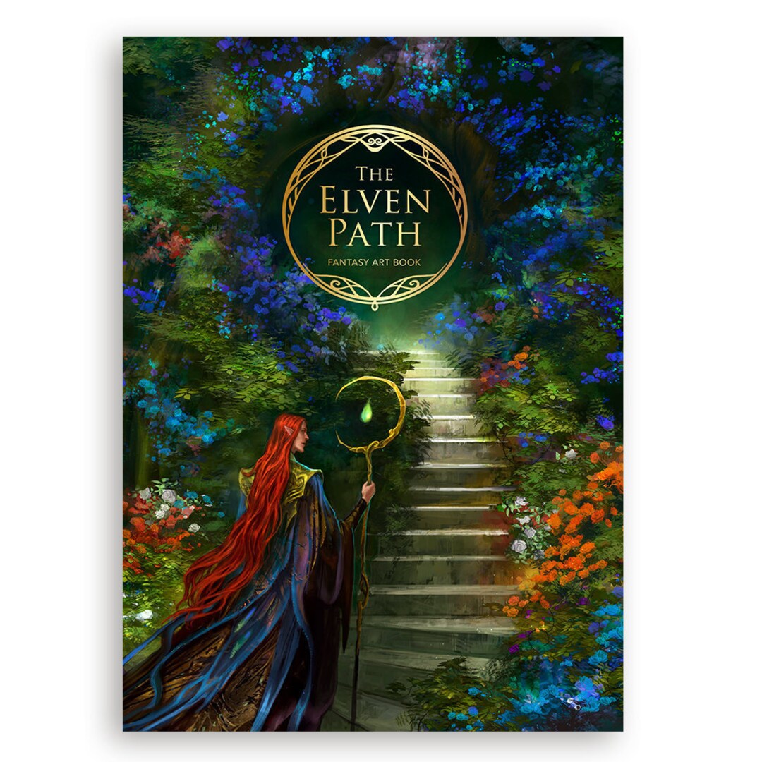 The Elven Path Fantasy Art Book Featuring Original Elf and Fairy Art - Etsy