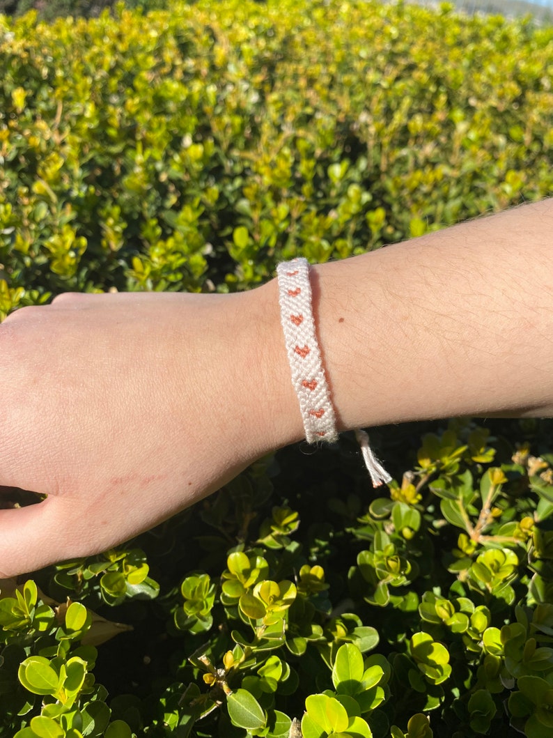 Small Hearts Friendship Bracelet - Etsy