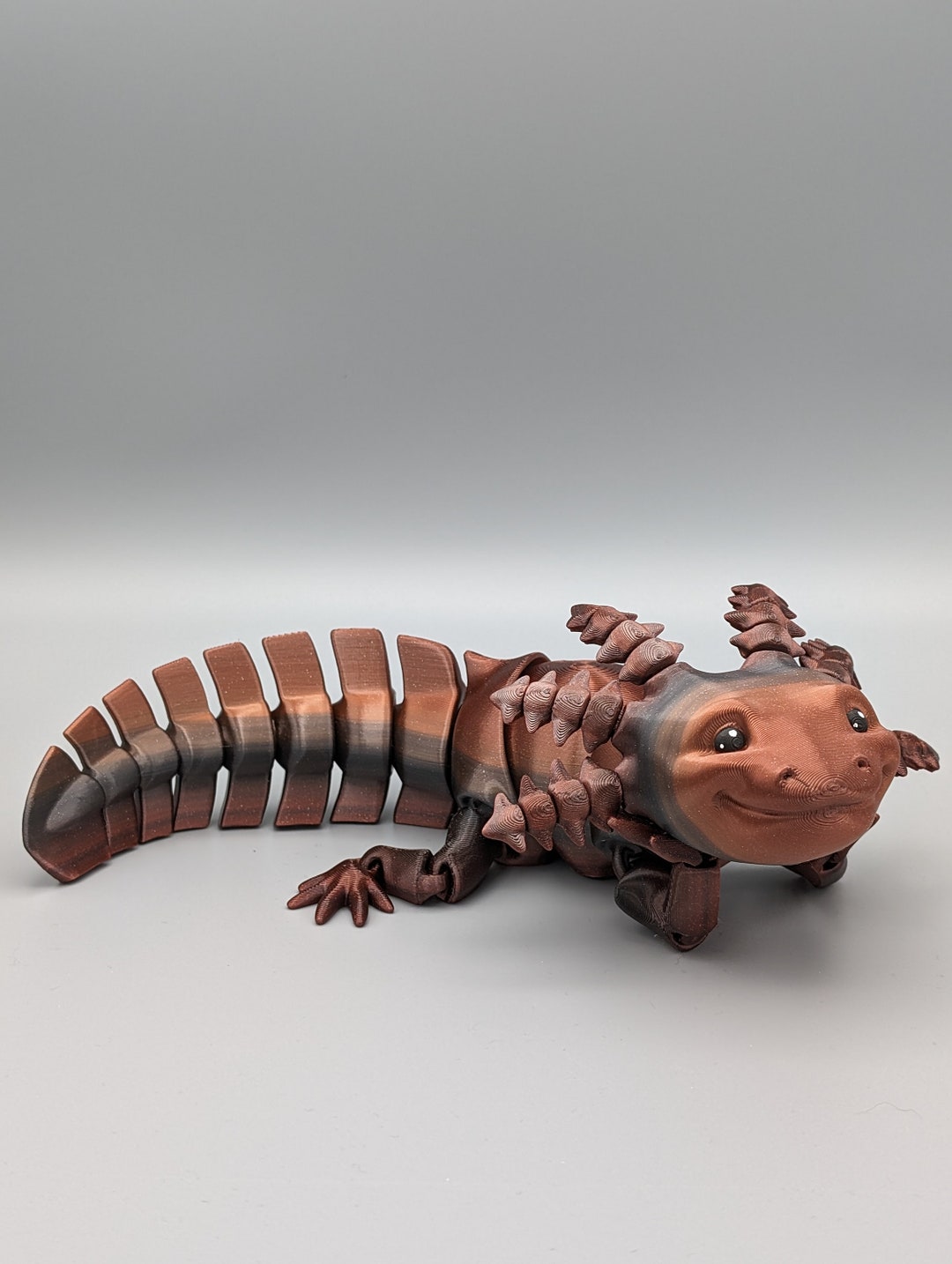 Cute Axolotl 3D Print Red Black Gold Figure Decoration Cute Axolotl ...