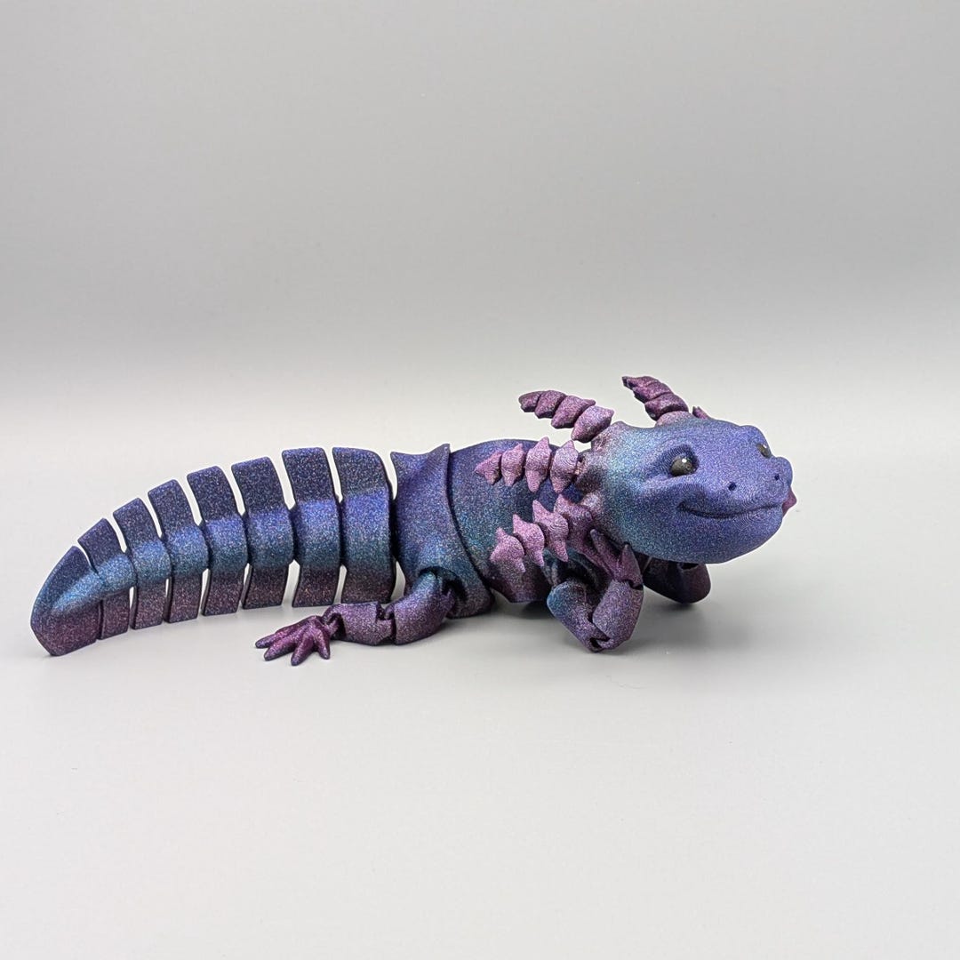 Flexi Axolotl 3D Print New Design Vgalaxy2 Figure Decoration Cute ...