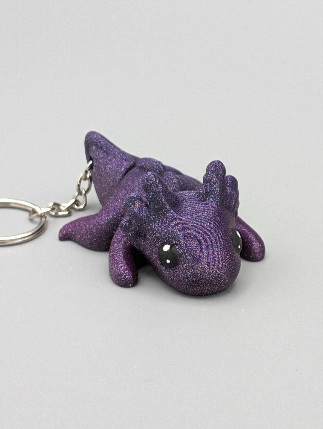 Keychain Axolotl 3D Print vgalaxy 9 Cm Cute Axolotl Amphibian ...