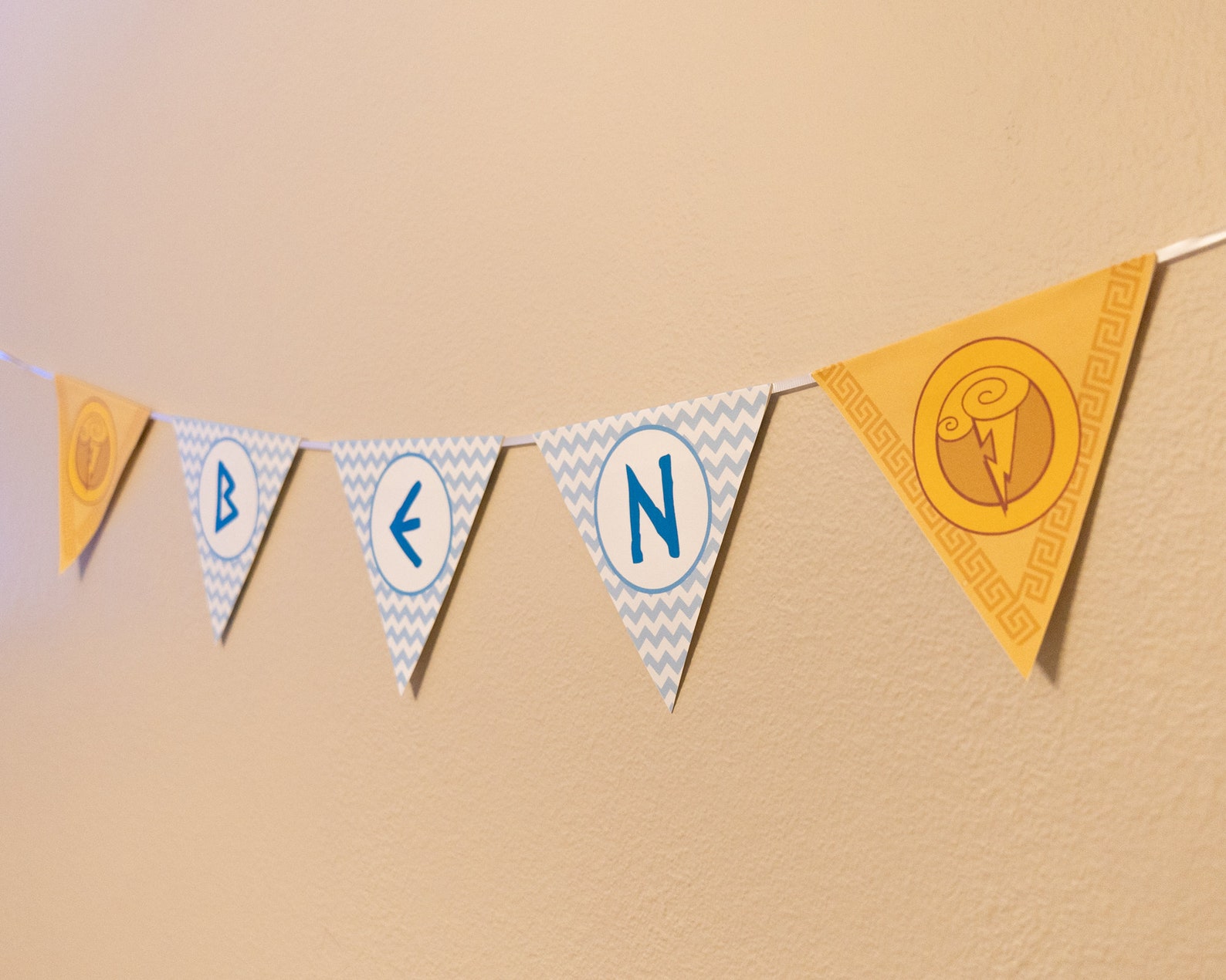 Printable Hercules Banner | Birthday Banner | Hercules Party Decoration ...