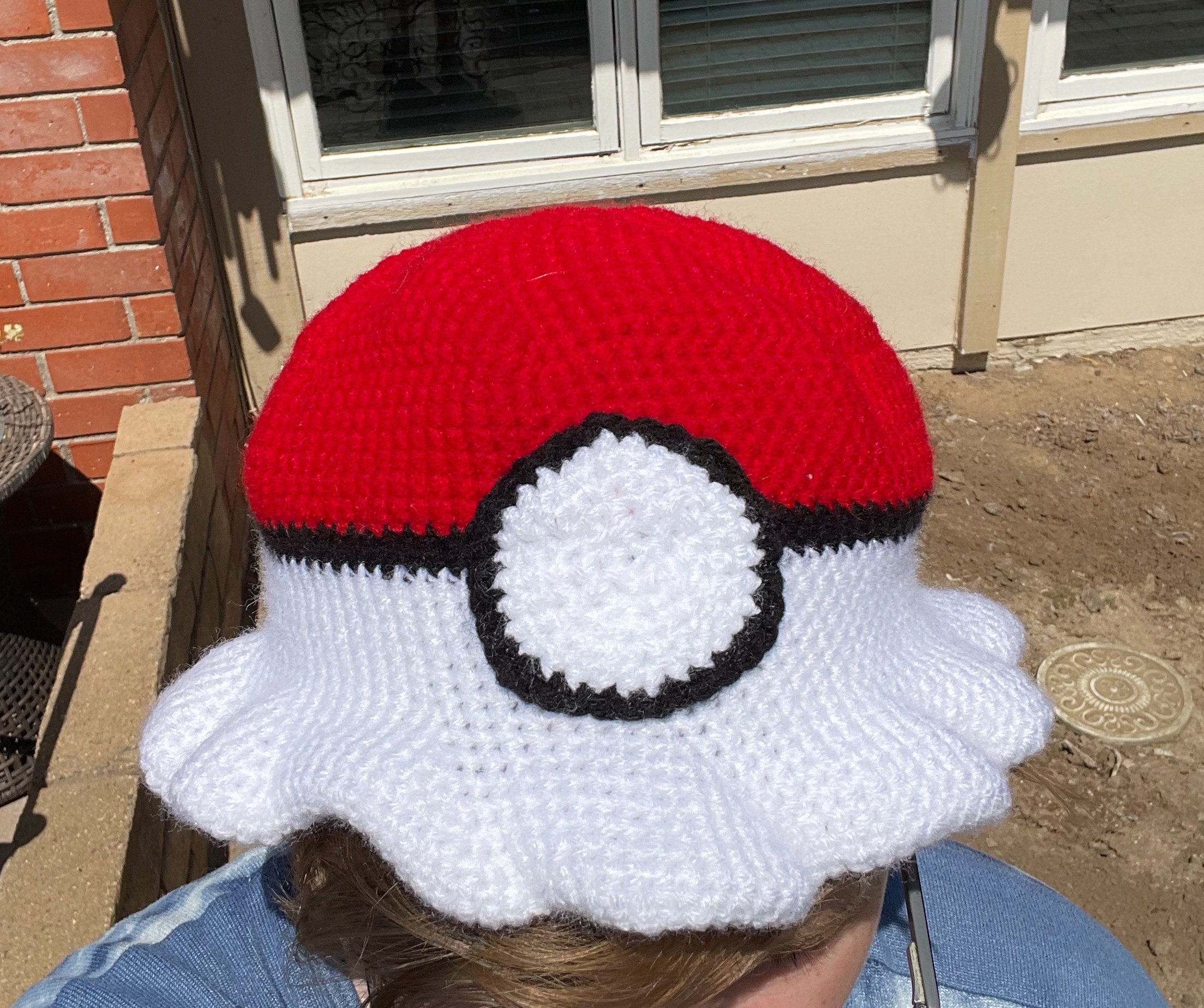 Pokéball Bucket Hat Pokemon Cosplay Hat, Fits Smaller Heads, Ash ...