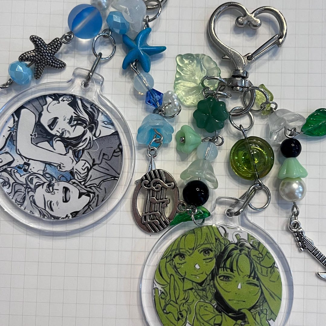 Green Yuri Photo Keychains - Etsy