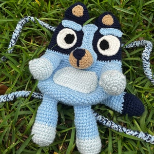 Bluey Crochet Pattern, DIGITAL PATTERN, Puppy Dog, Backpack Pattern ...
