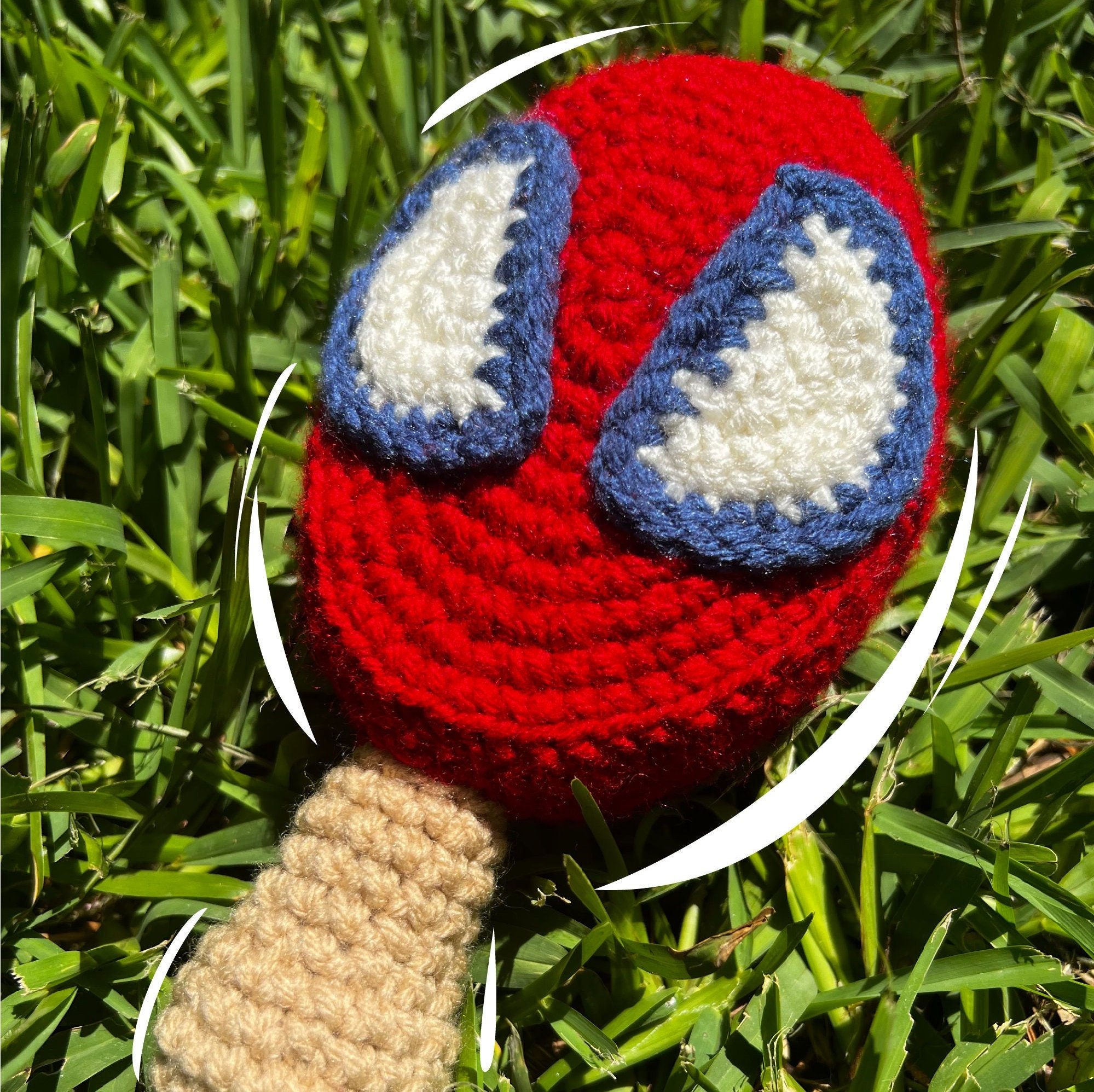 Spiderman Popsicle Inspired Crochet DIGITAL PATTERN, PDF, Amigurumi ...