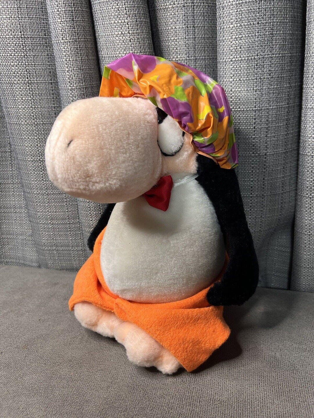 VTG Dakin Opus Penguin Stuffed Plush Holliday Hotel Wet Phase Stuffed ...