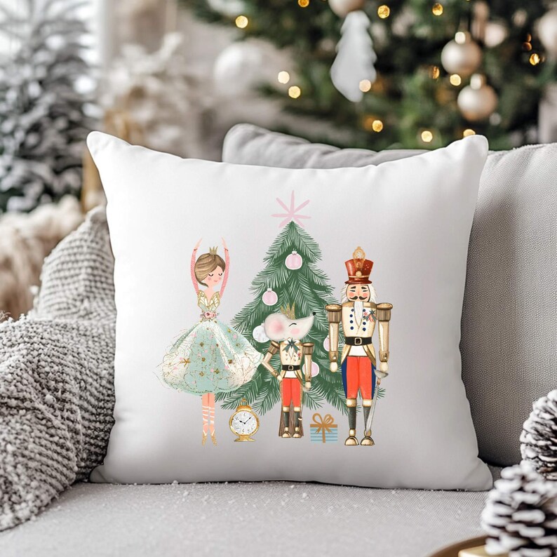 Nutcracker Ballet Christmas Clipart, Ballerina PNG (digital Download ...