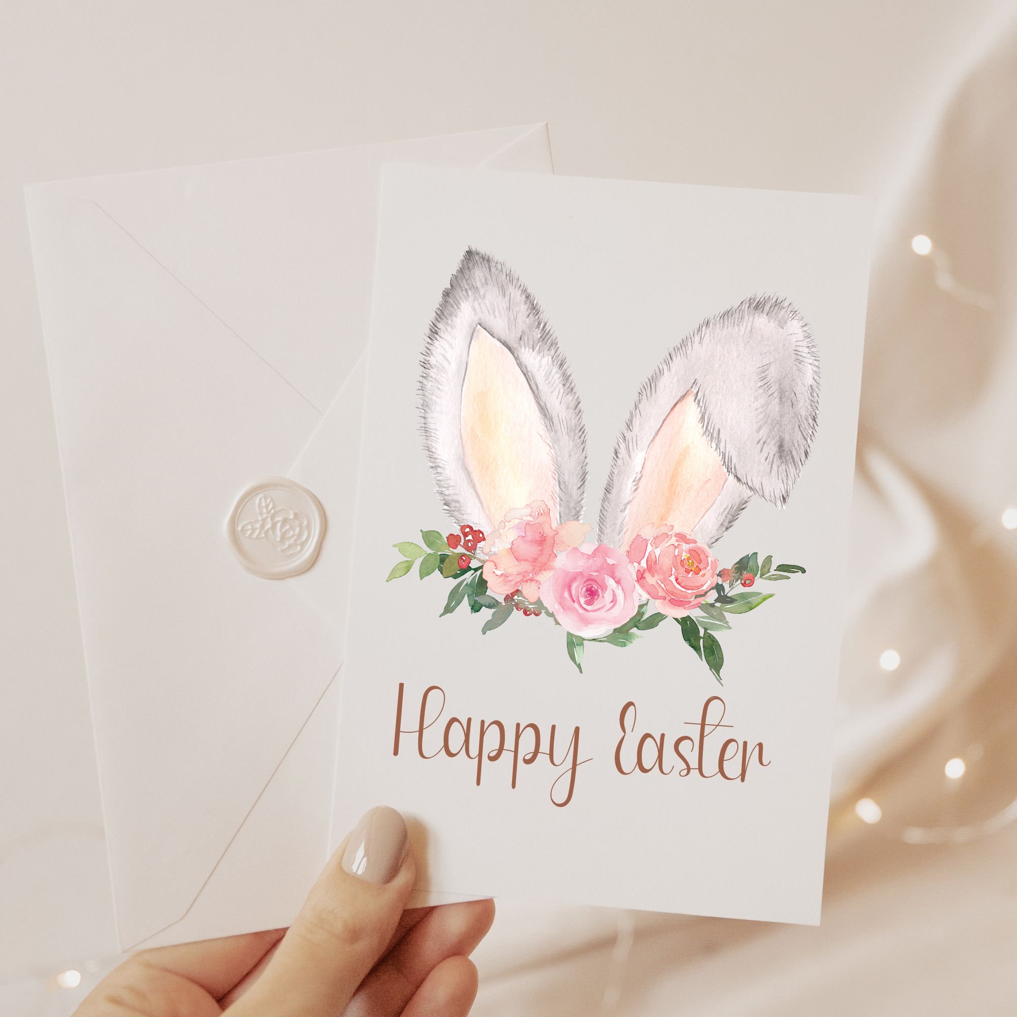 Floral Easter Bunny Ears PNG, Clip Art Set (digital Download) - Etsy