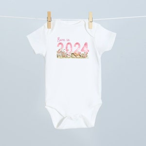 Born in 2024 Pink Numbers PNG, New Born Sublimation Design, New Baby ...