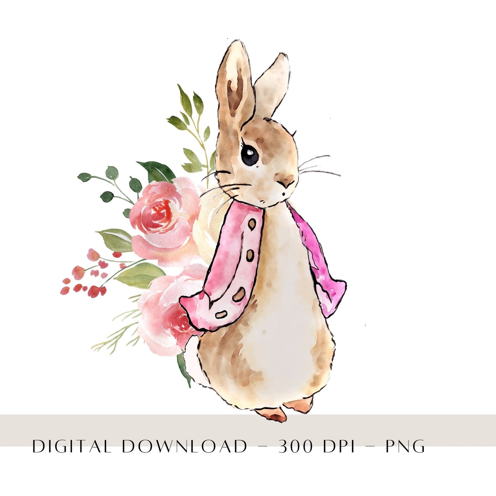 Flopsy Bunny PNG Peter Rabbit 1st Birthday PNG Peter Rabbit - Etsy
