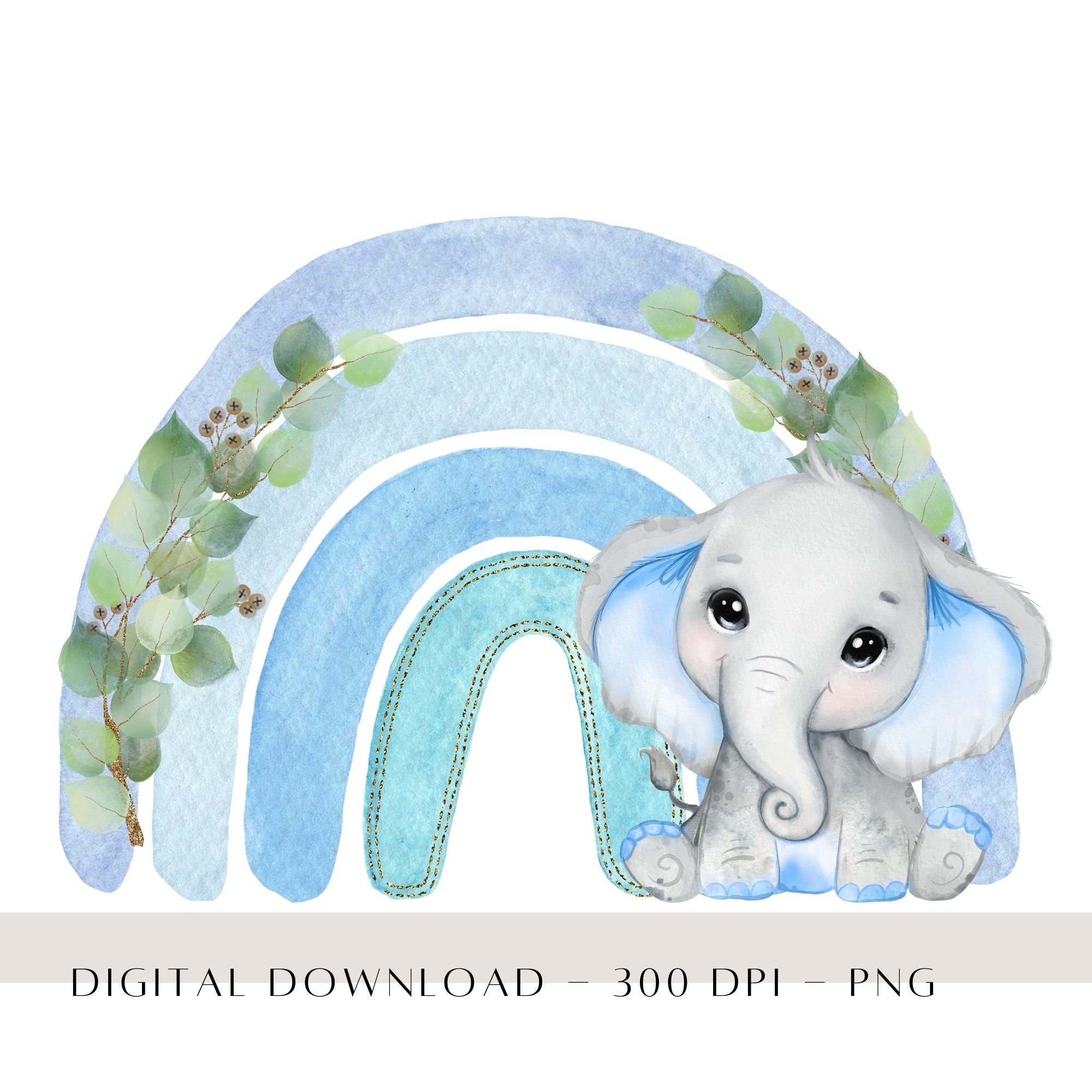 Baby Elephants Clipart