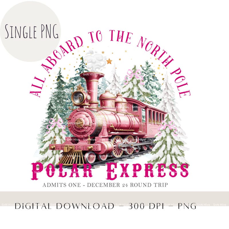 Polar Express Clipart - Etsy