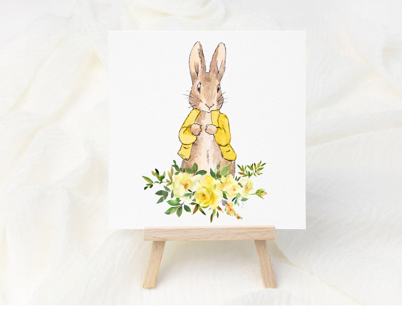 Peter Rabbit Spring Easter Clipart Peter Rabbit Floral - Etsy