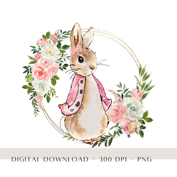 Rabbit Wreath - Etsy