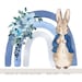 Peter Rabbit Christening Card Designs, Peter Rabbit Floral Rainbow Clip ...