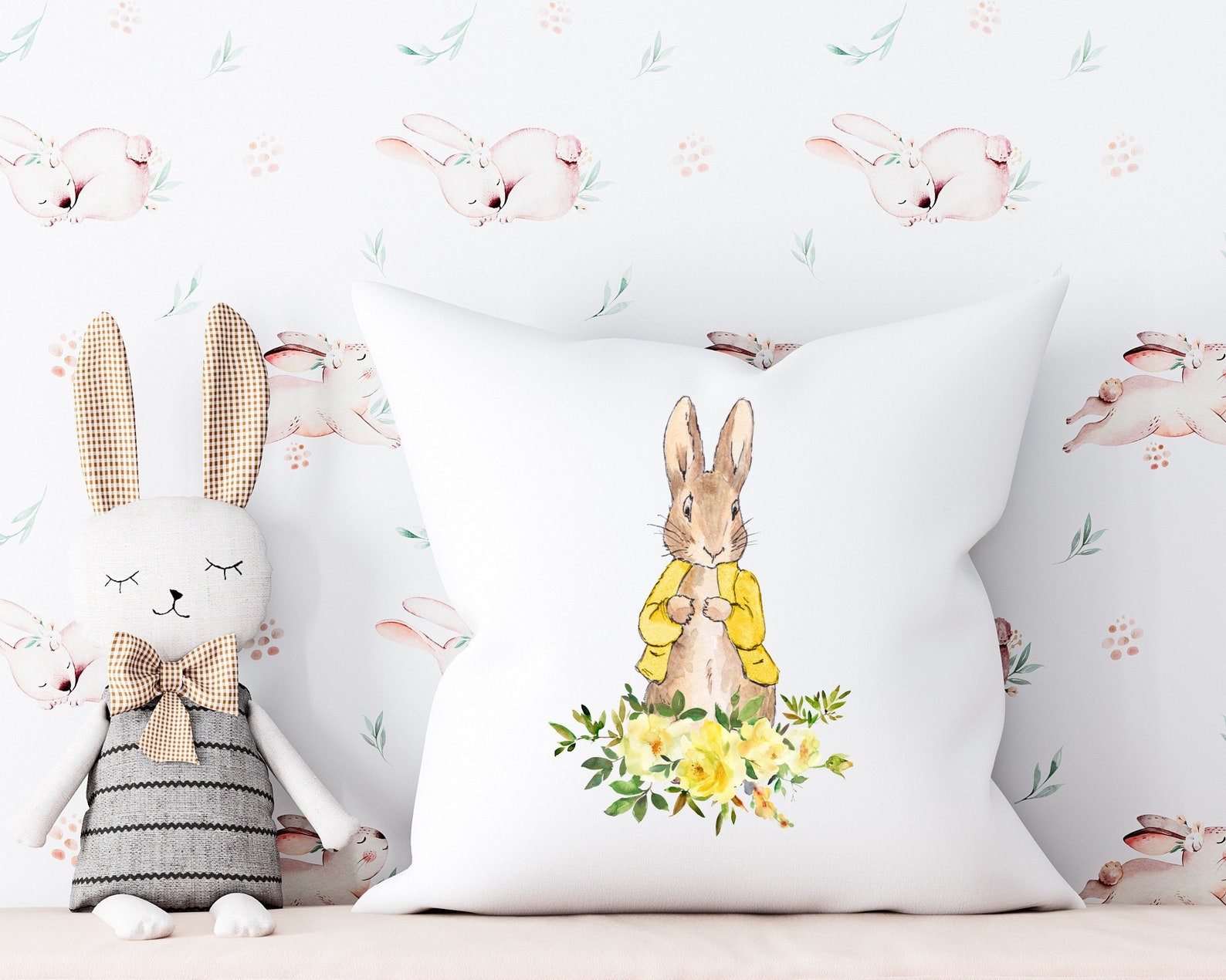 Peter Rabbit Spring Easter Clipart Peter Rabbit Floral - Etsy