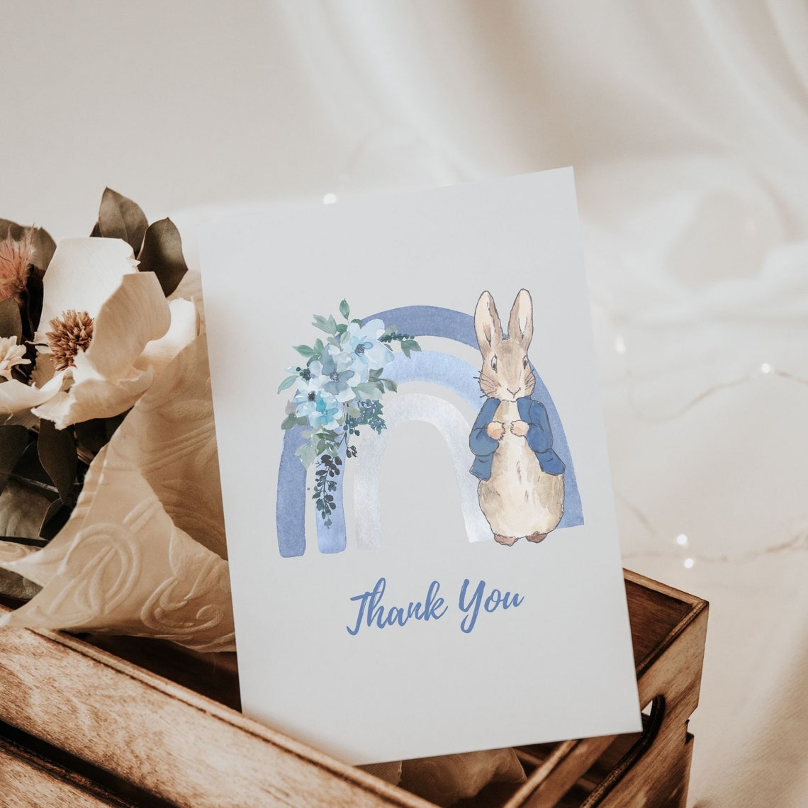 Peter Rabbit Christening Card Designs, Peter Rabbit Floral Rainbow Clip ...