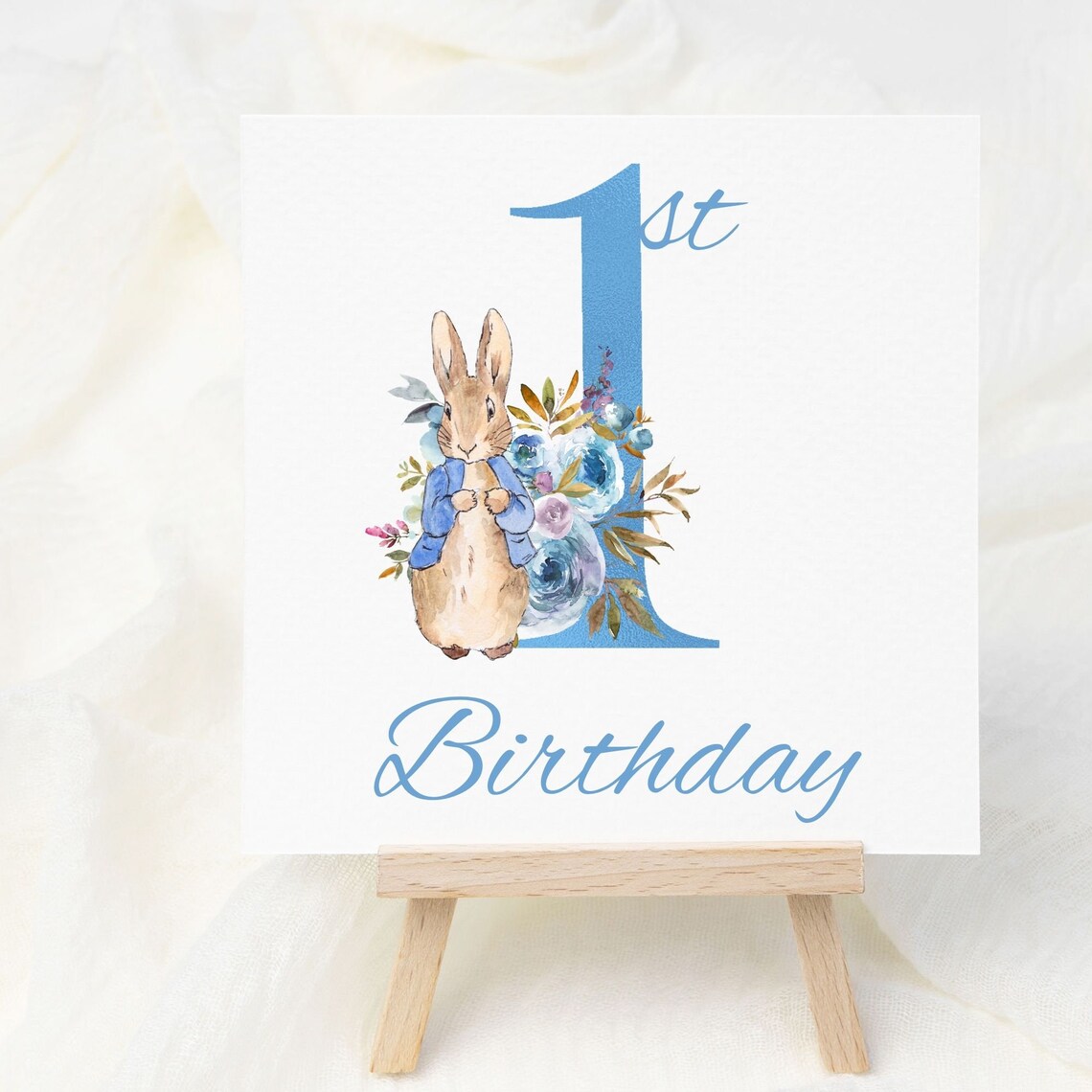 Blue Peter Rabbit Letters Floral Alphabet Clip Art Blue Foil - Etsy UK