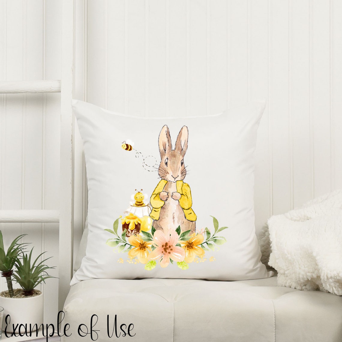 Peter Rabbit Spring Easter Clipart, Peter Rabbit Floral Watercolours ...